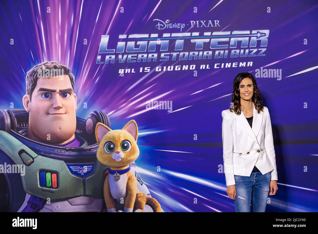 Rom, Italien - 9. Juni 2022: Linda Raimondo während der Präsentation ...