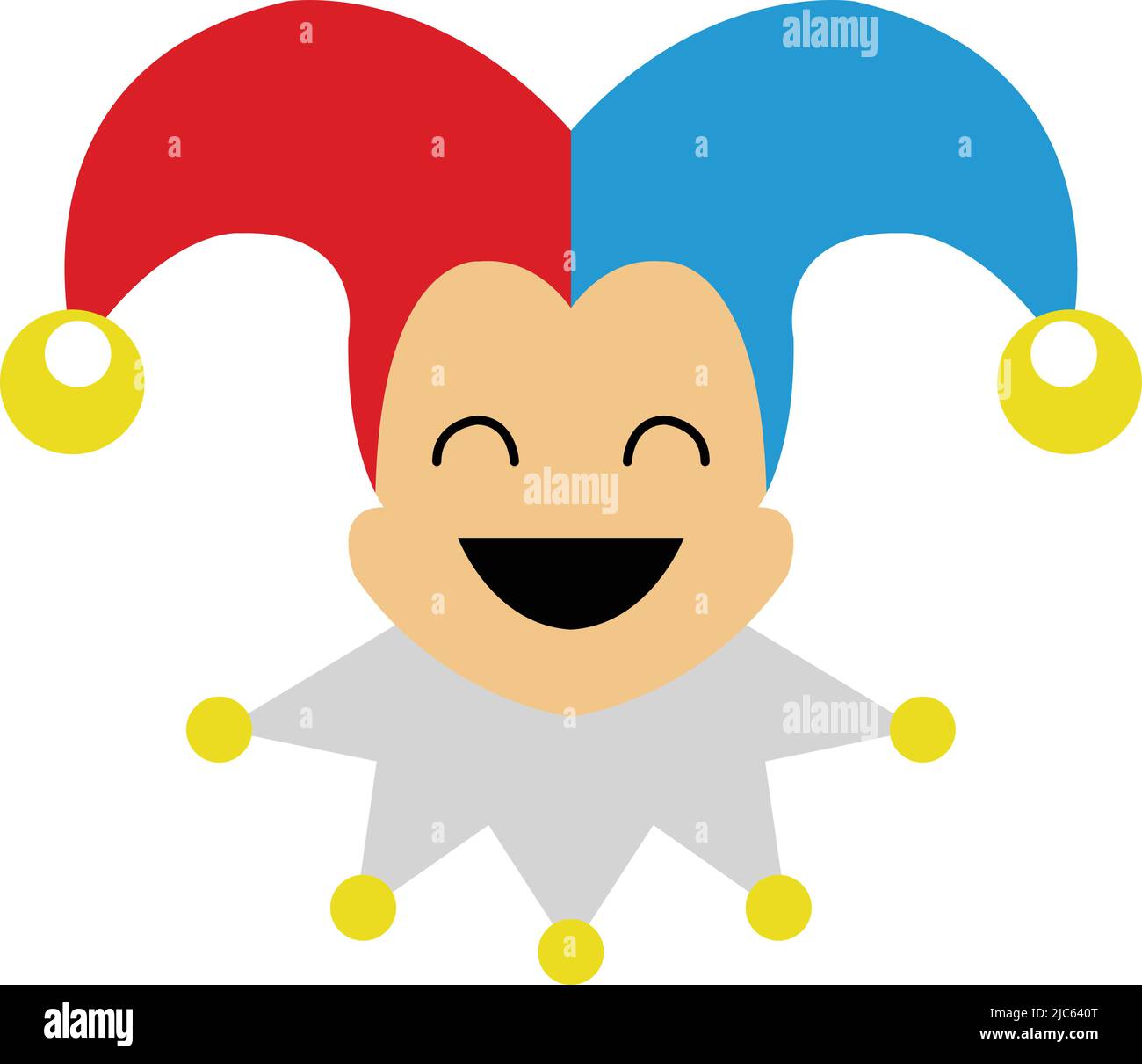 Clown rote nase smile zeichnung Stock-Vektorgrafiken kaufen - Alamy