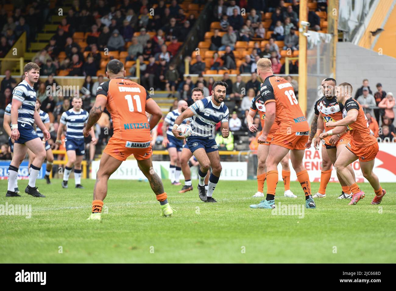 Castleford, England - 4. Juli 2022 - Bevan die Franzosen der Wigan ...