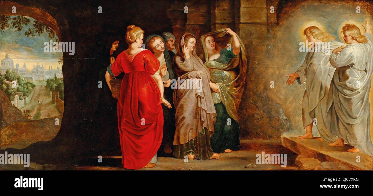 Die Frauen am leeren Grab Christi aus der Werkstatt von Peter Paul Rubens (1577–1640 ...