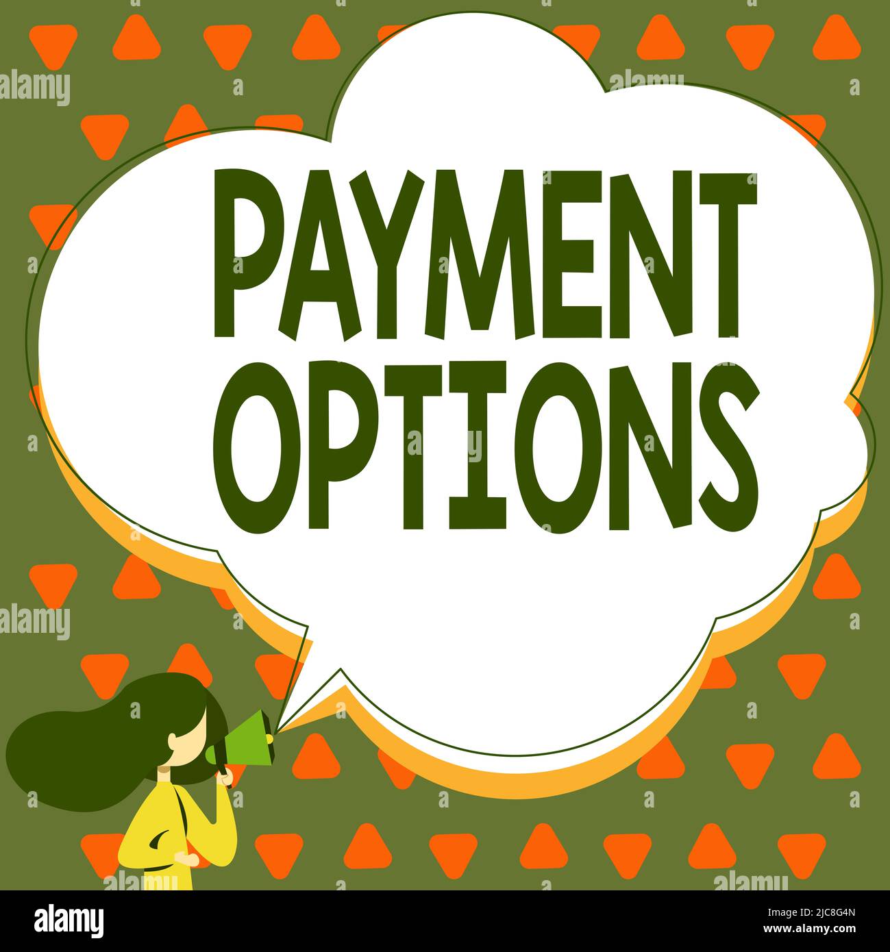 Konzeptionelle Anzeige der Zahlungsoptionen. Wort geschrieben auf dem ...