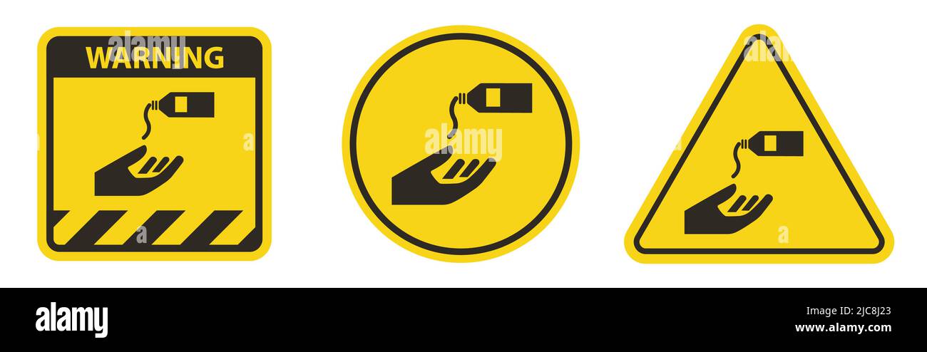 PSA-Symbol. Verwenden Sie das Symbol „Barrier Cream“ auf weißem ...