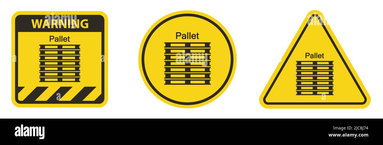 PSA-Symbol.Symbol richtig stapeln, Symbol isolieren auf weißem ...