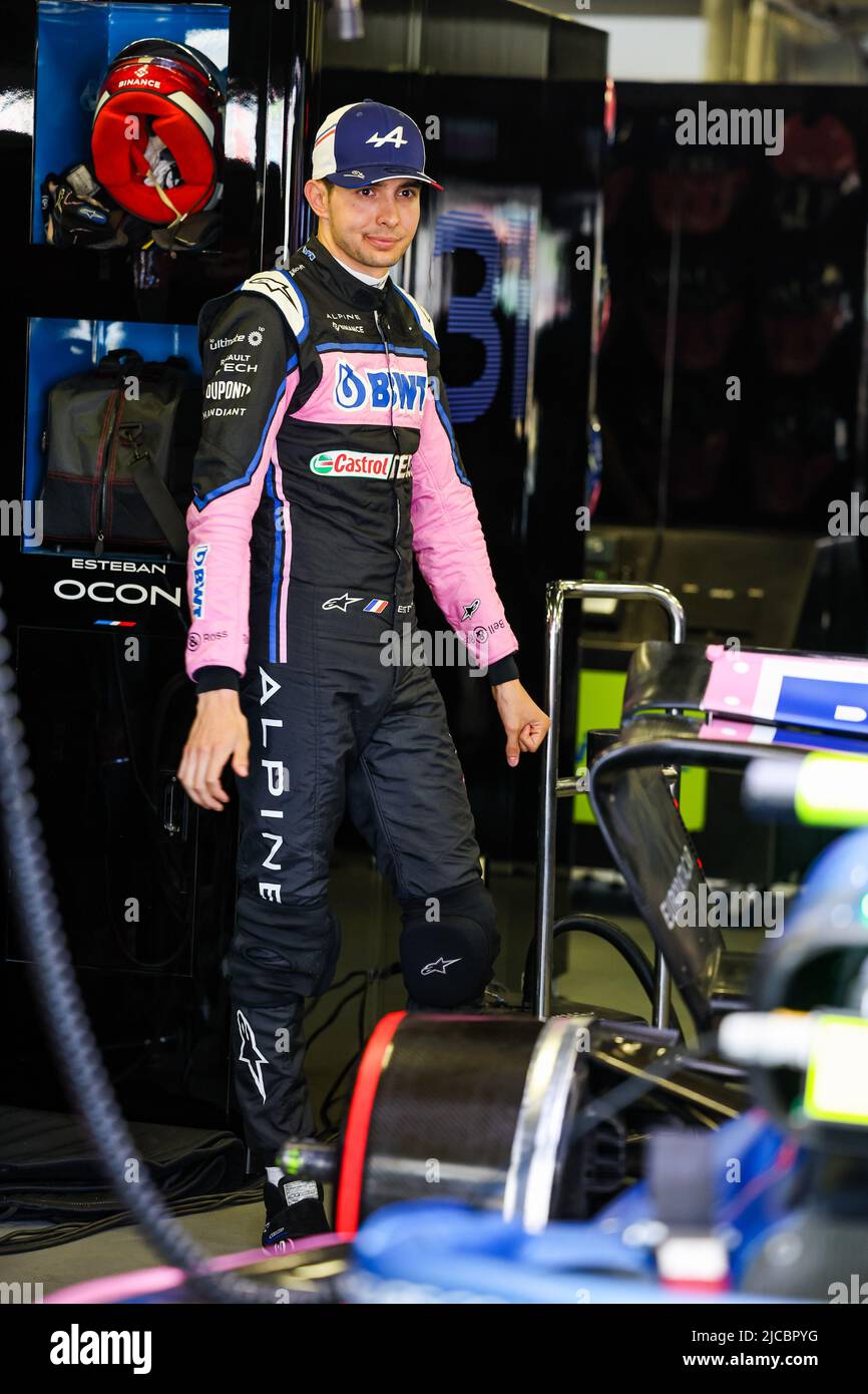 OCON Esteban (Fra), Alpine F1 Team A522, Portrait während des Formel 1 Großen Preises von ...