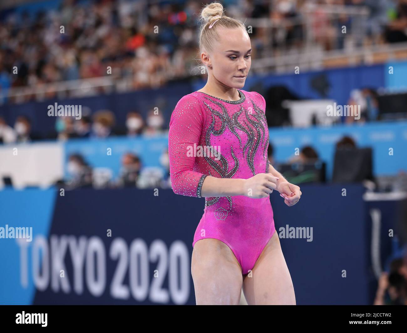 29.. JULI 2021 - TOKIO, JAPAN: Die Russin Angelina Melnikova tritt beim ...