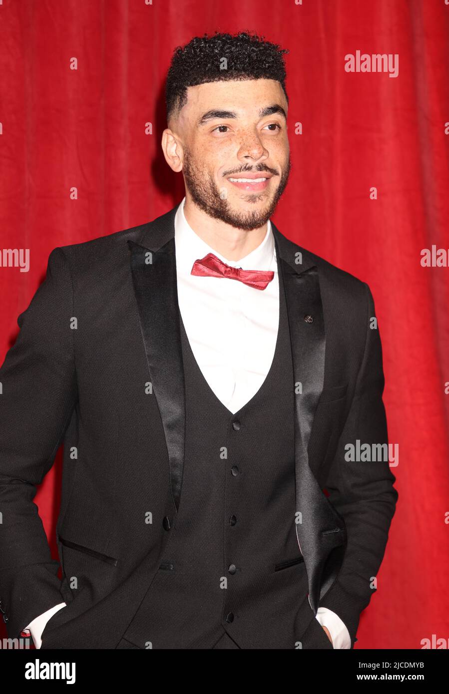 Jurell Carter bei der Ankunft für die British Soap Awards 2022 im ...