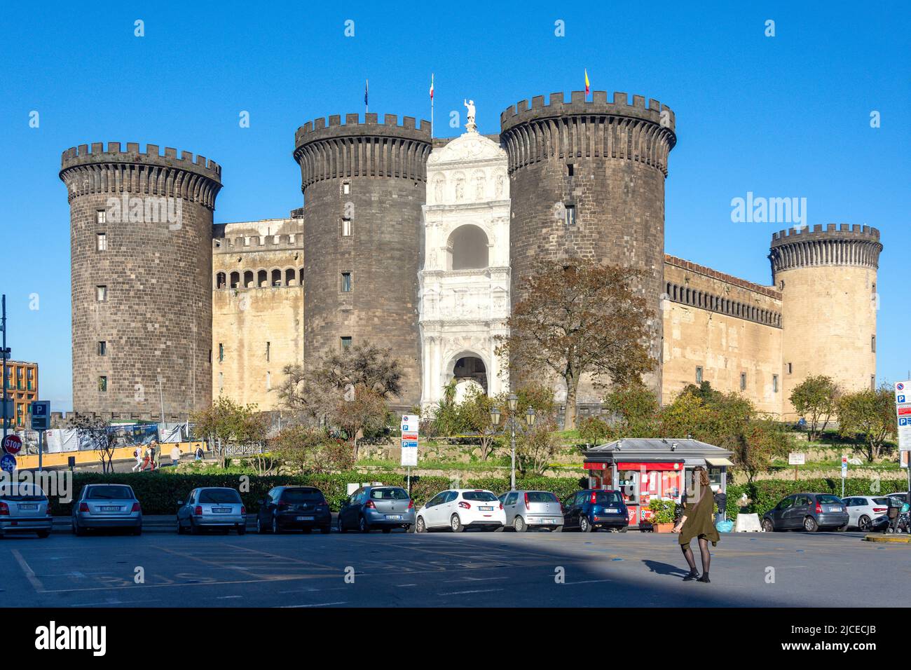 Castel nuovo neues schloss neapel maschio angioino außen eingang -Fotos ...