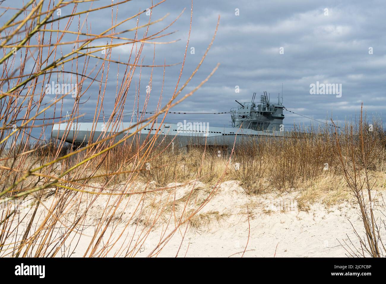 Schleswig-Holstein, Kieler Förde, Laboe, Marinemuseum, historisches U ...