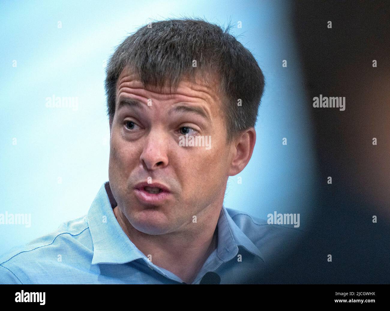 Der Sanitäter Jeff Aucoin von Nova Scotia, der im Notfall ...