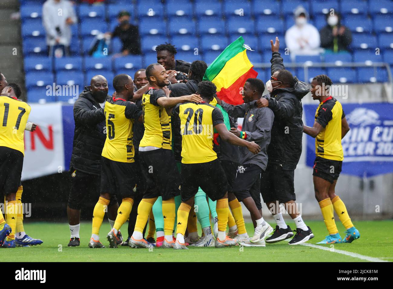 Osaka, Japan. 14.. Juni 2022. Ghana Team Group (GHA) Fußball: KIRIN Cup ...