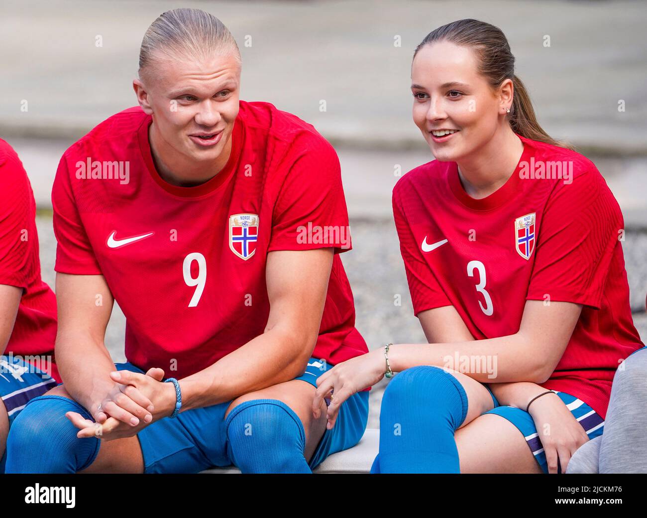 Asker 20220613.Prinzessin Ingrid Alexandra und Erling Braut Haaland ...