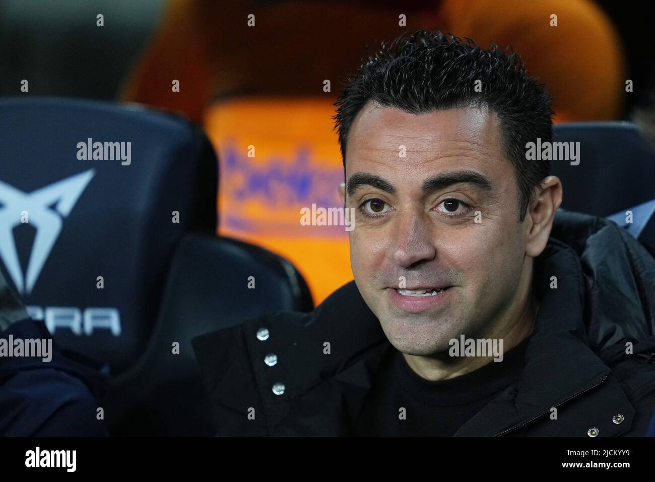 FC Barcelona-Cheftrainer Xavi Hernandez beim La Liga-Spiel zwischen FC ...