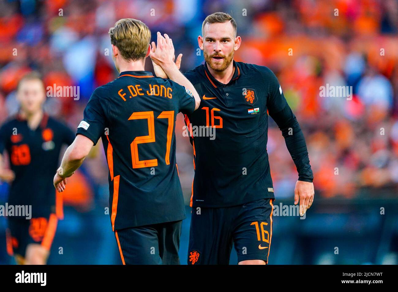 ROTTERDAM, NIEDERLANDE - 14. JUNI: Frenkie de Jong aus den Niederlanden ...