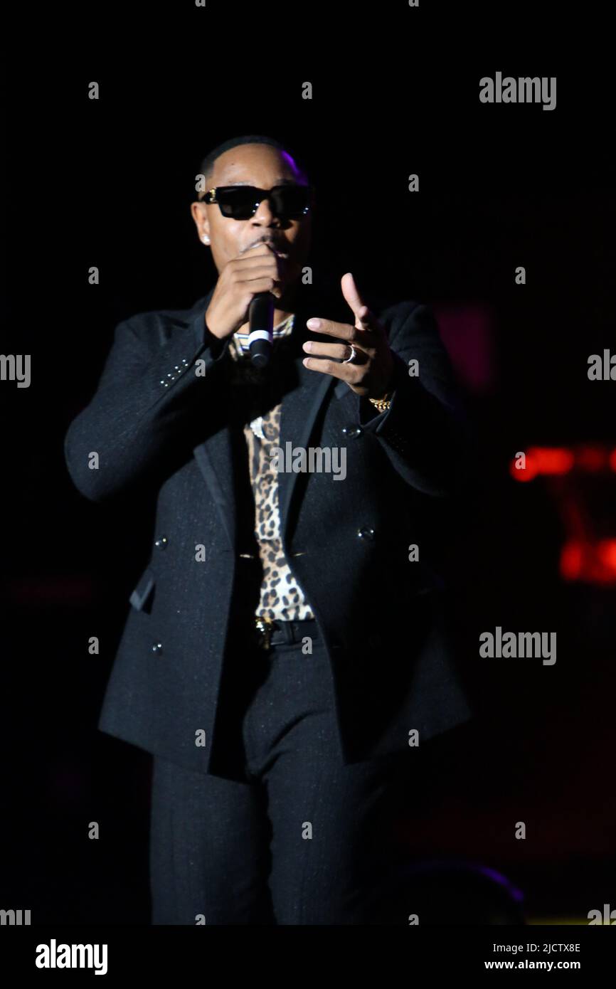 R&B Singer Tank live bei der Dell Music Center Summer Concert Series in ...