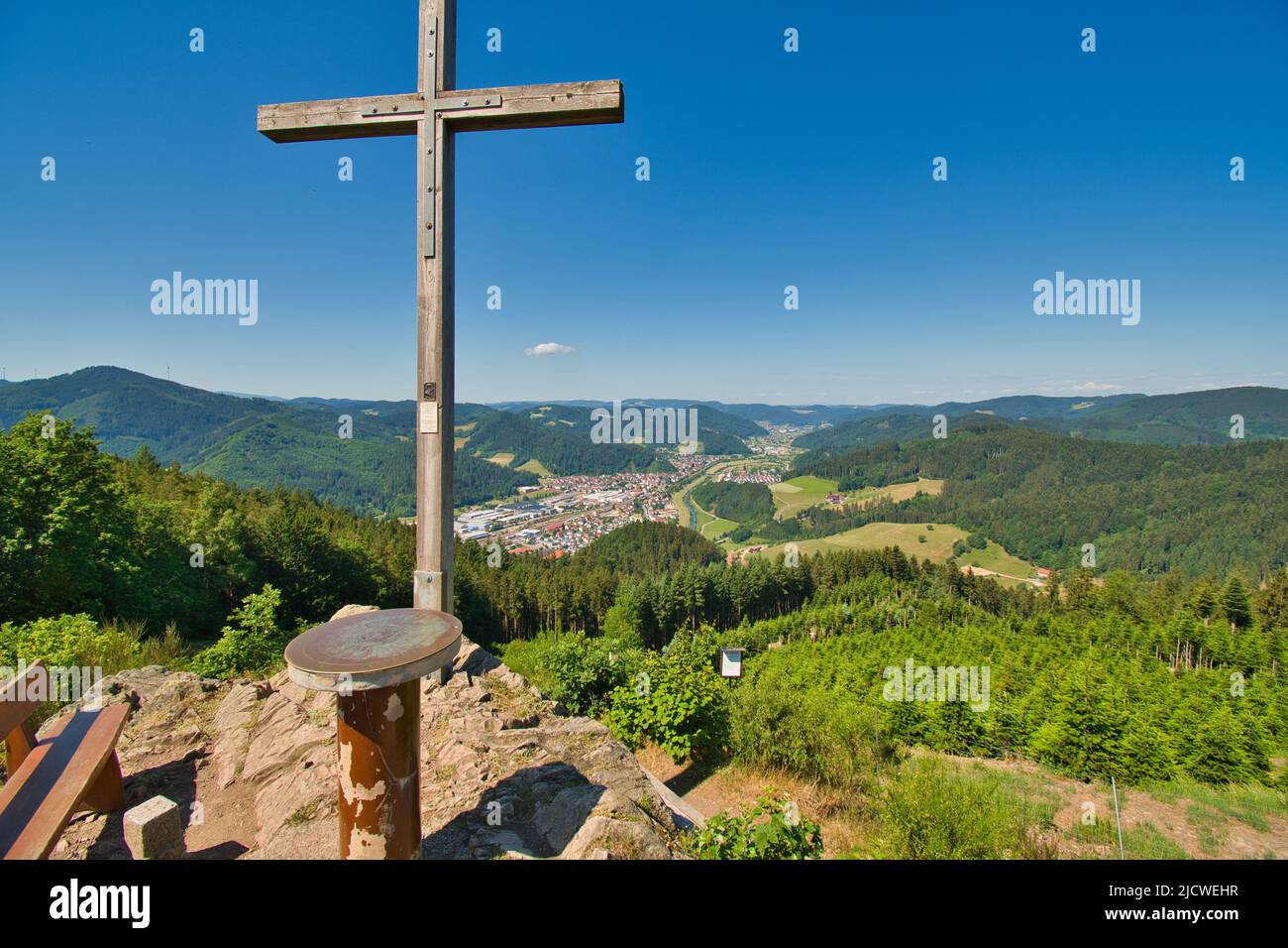 Landschaft bei Hausach im Schwarzwald in deutschland Stockfotografie ...