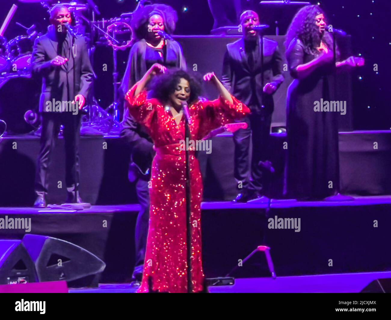 15. Juni 2022: Amerikanische Entertainerin und Schauspielerin Dina Ross ...