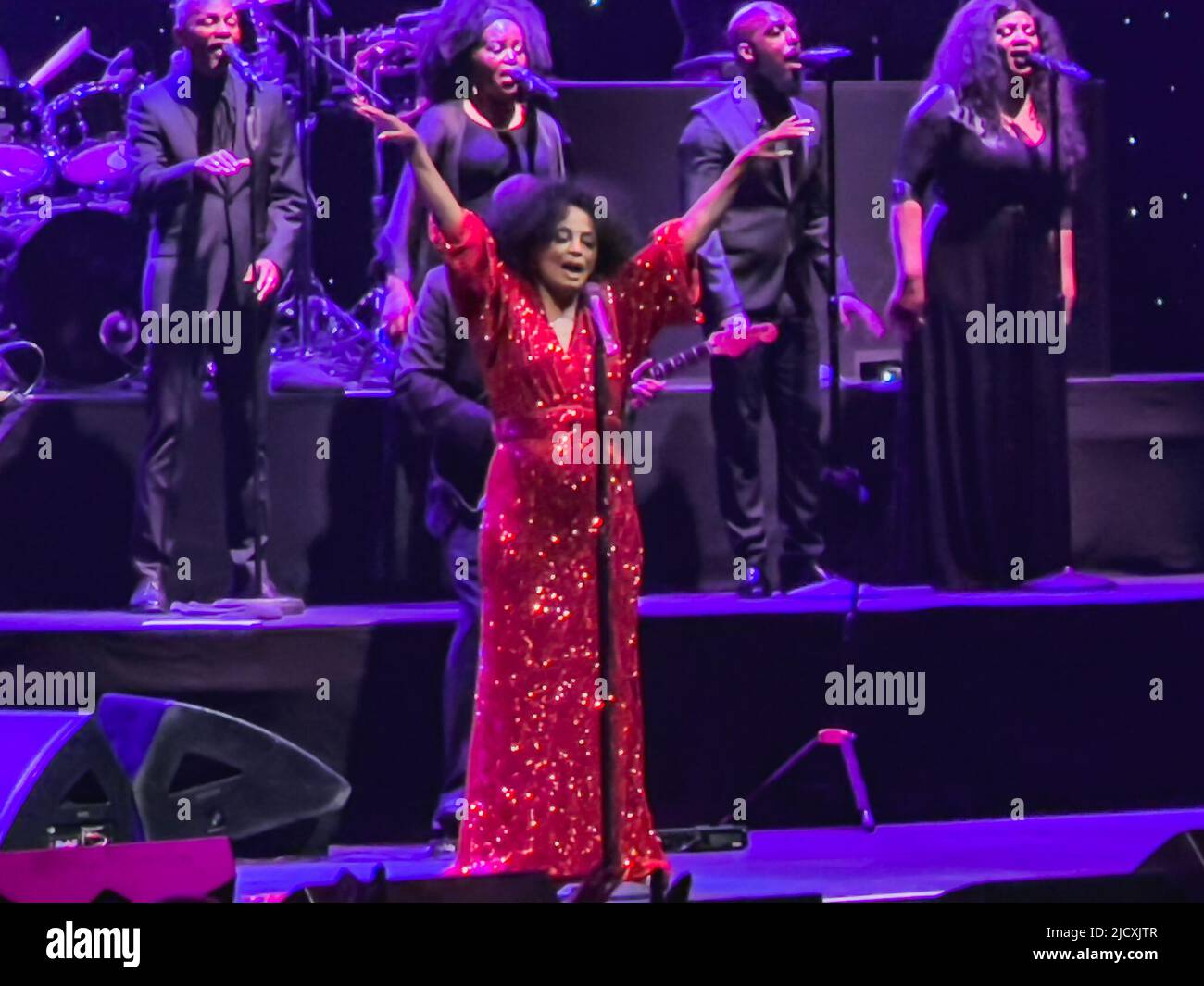 15. Juni 2022: Amerikanische Entertainerin und Schauspielerin Dina Ross ...