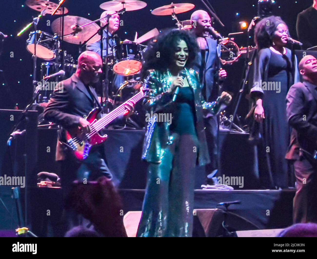 15. Juni 2022: Amerikanische Entertainerin und Schauspielerin Dina Ross ...