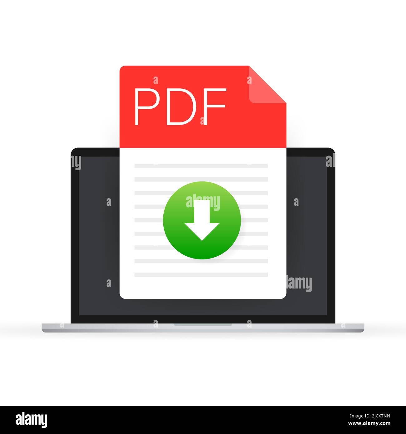 Pdf blatt Stock-Vektorgrafiken kaufen - Alamy