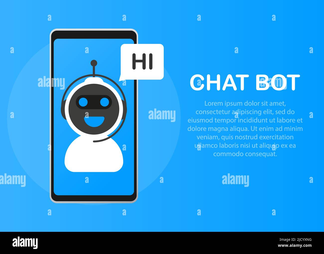 Chatbot symbol concept robot icon bot sign design -Fotos und ...