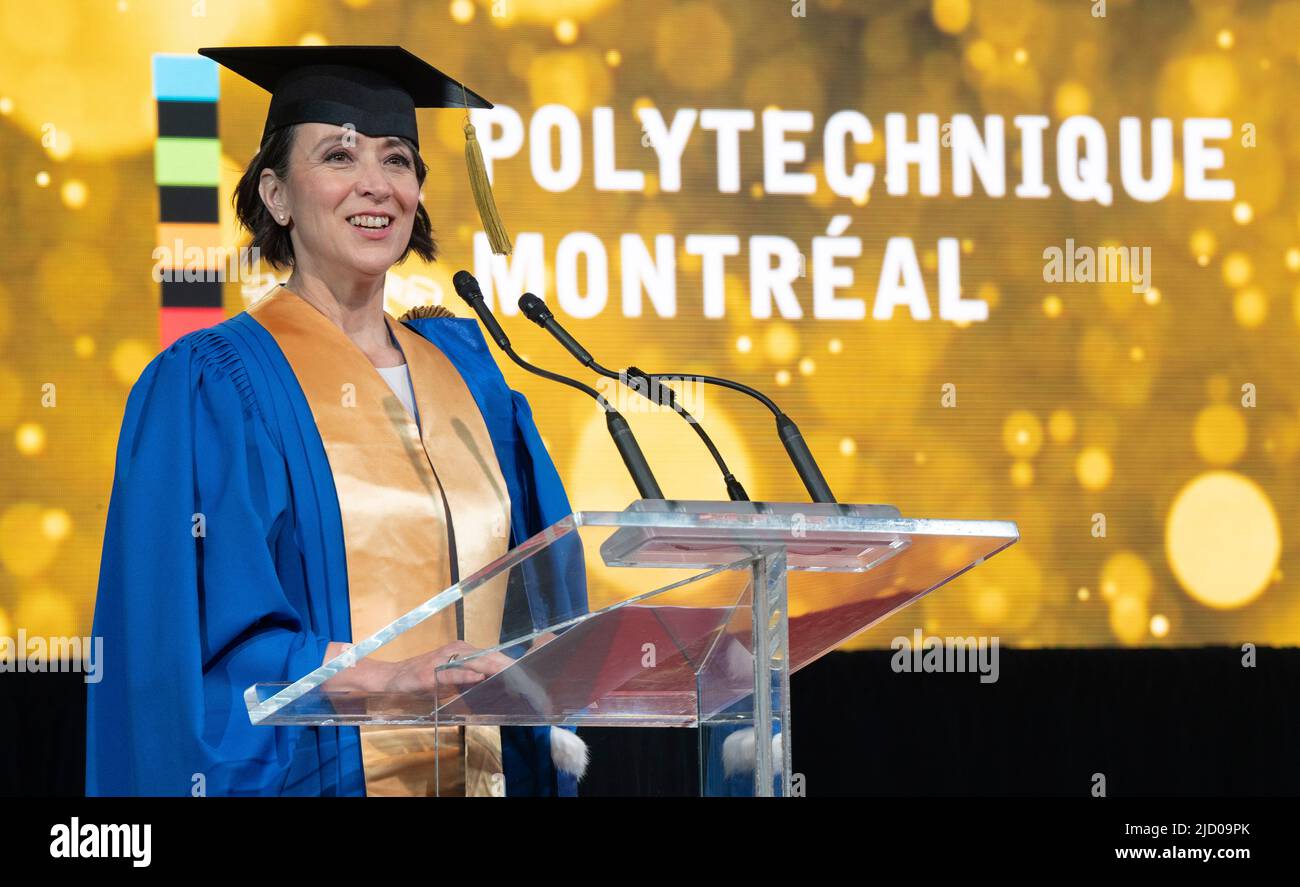 Die Polytechnique-Überlebende Nathalie Provost spricht nach der ...