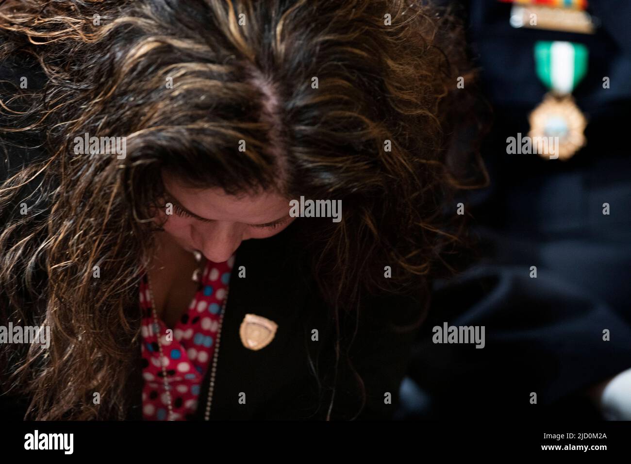 Sandra Garza, die langjährige Partnerin von Brian Sichnick, dem ...