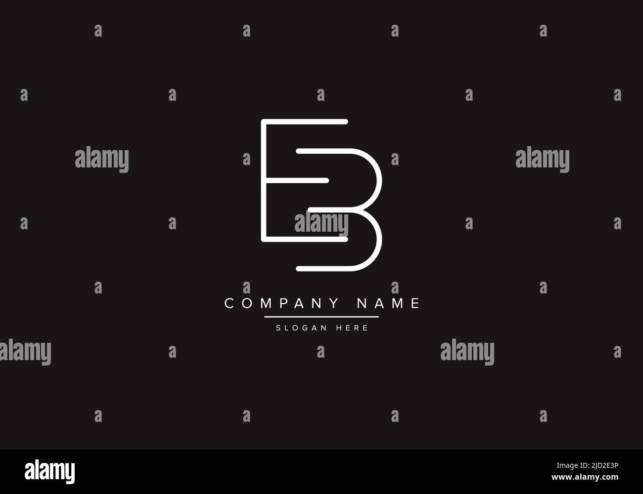 Eb logo Stock-Vektorgrafiken kaufen - Alamy
