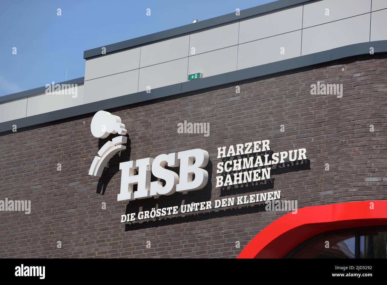 Wernigerode, Deutschland. 17.. Juni 2022. Das HSB-Logo befindet sich ...