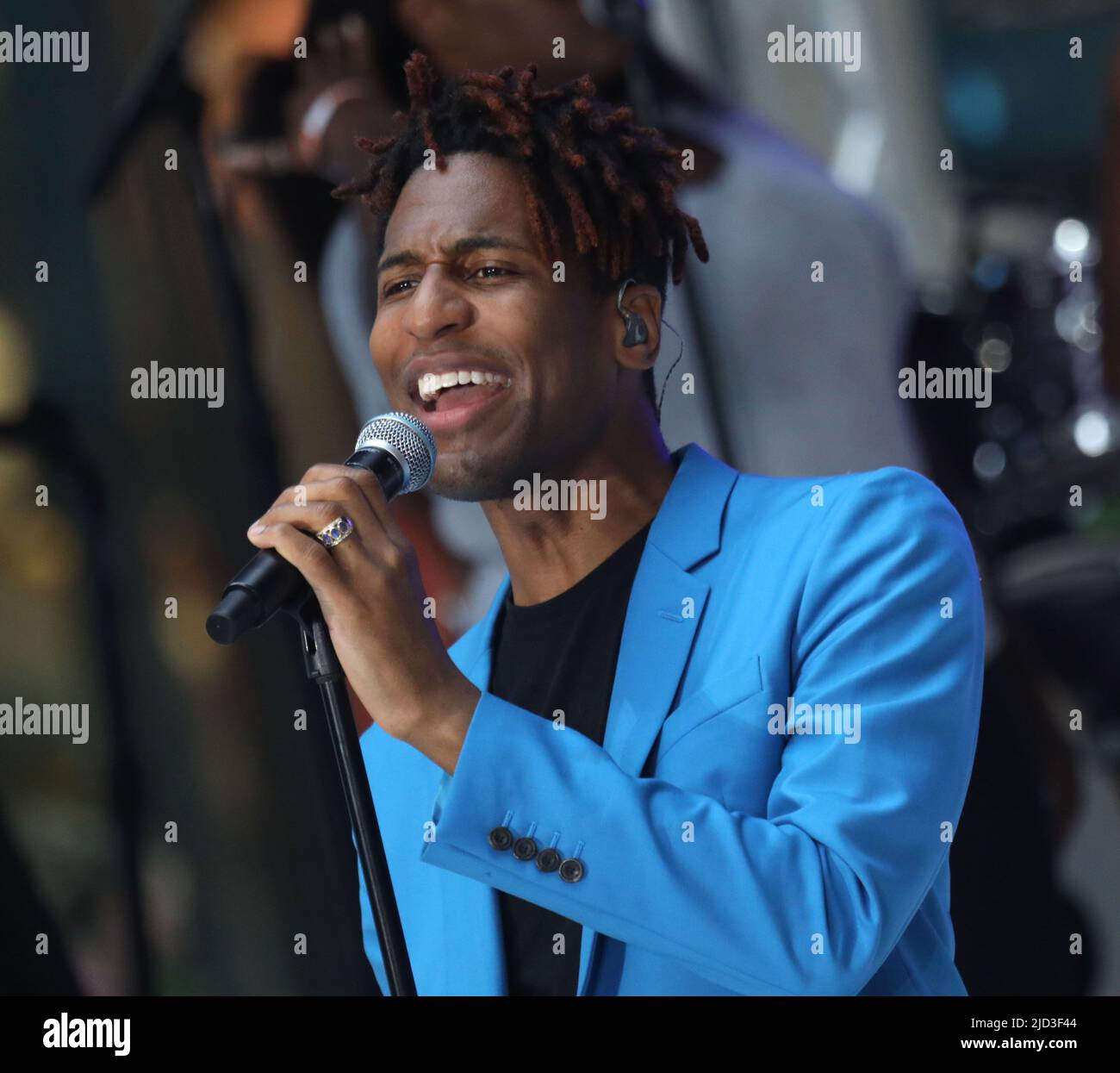 17. Juni 2022, New York, New York, USA: Sänger JON BATISTE führt auf ...