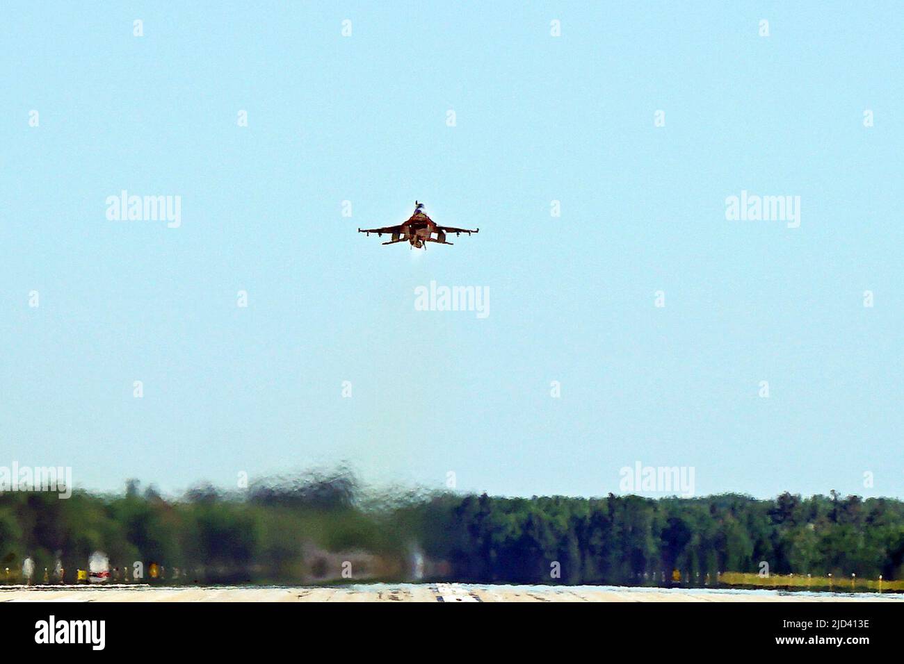 U. S. Air Force F-16 Fighting Falcon vom 138. Fighter Wing, Oklahoma ...