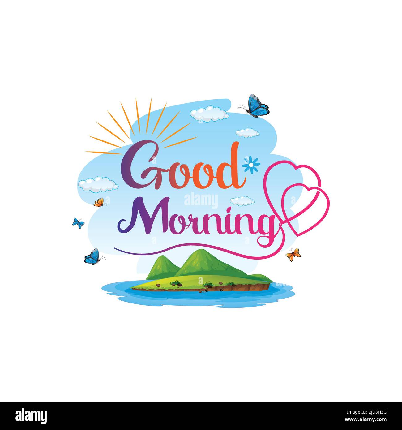 Morning Logo Good Morning Text Effect And Logo Design Event