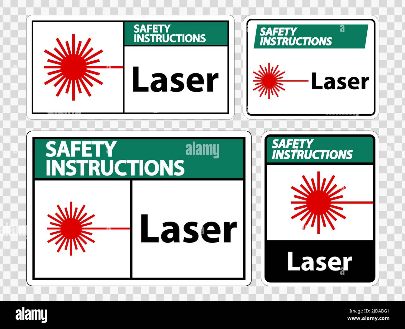 Sicherheitshinweise Laser Symbol Zeichen Symbol Zeichen Isolieren auf ...
