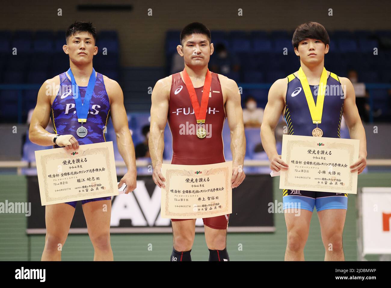 Komazawa Olympic Park Gymnasium, Tokio, Japan. 17.. Juni 2022. (L-R) Taishi Horie, Tomohiro ...