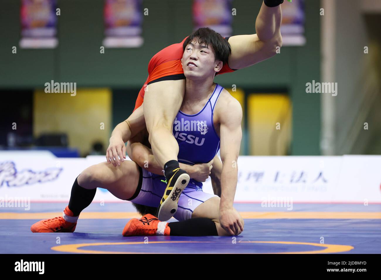 (Oben-unten) Yu Shiotani, Ken Matsui, 18. JUNI 2022 - Wrestling : Meiji Cup All Japan Selection ...