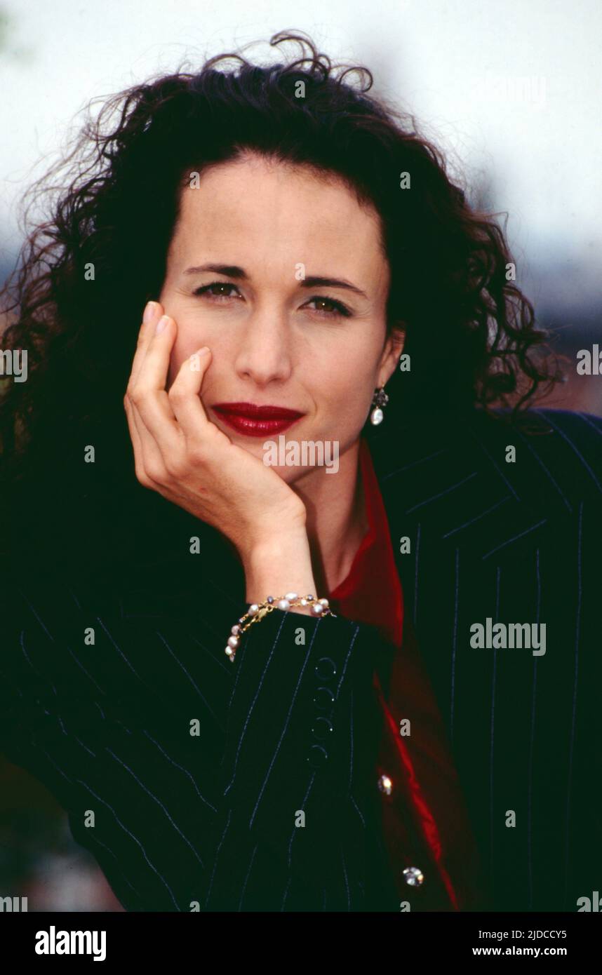 Andie MacDowell, amerikanische Schauspielerin und Model ...