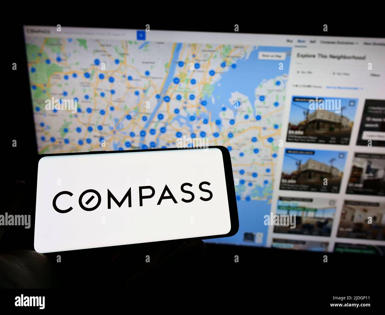 Compass logo -Fotos und -Bildmaterial in hoher Auflösung – Alamy