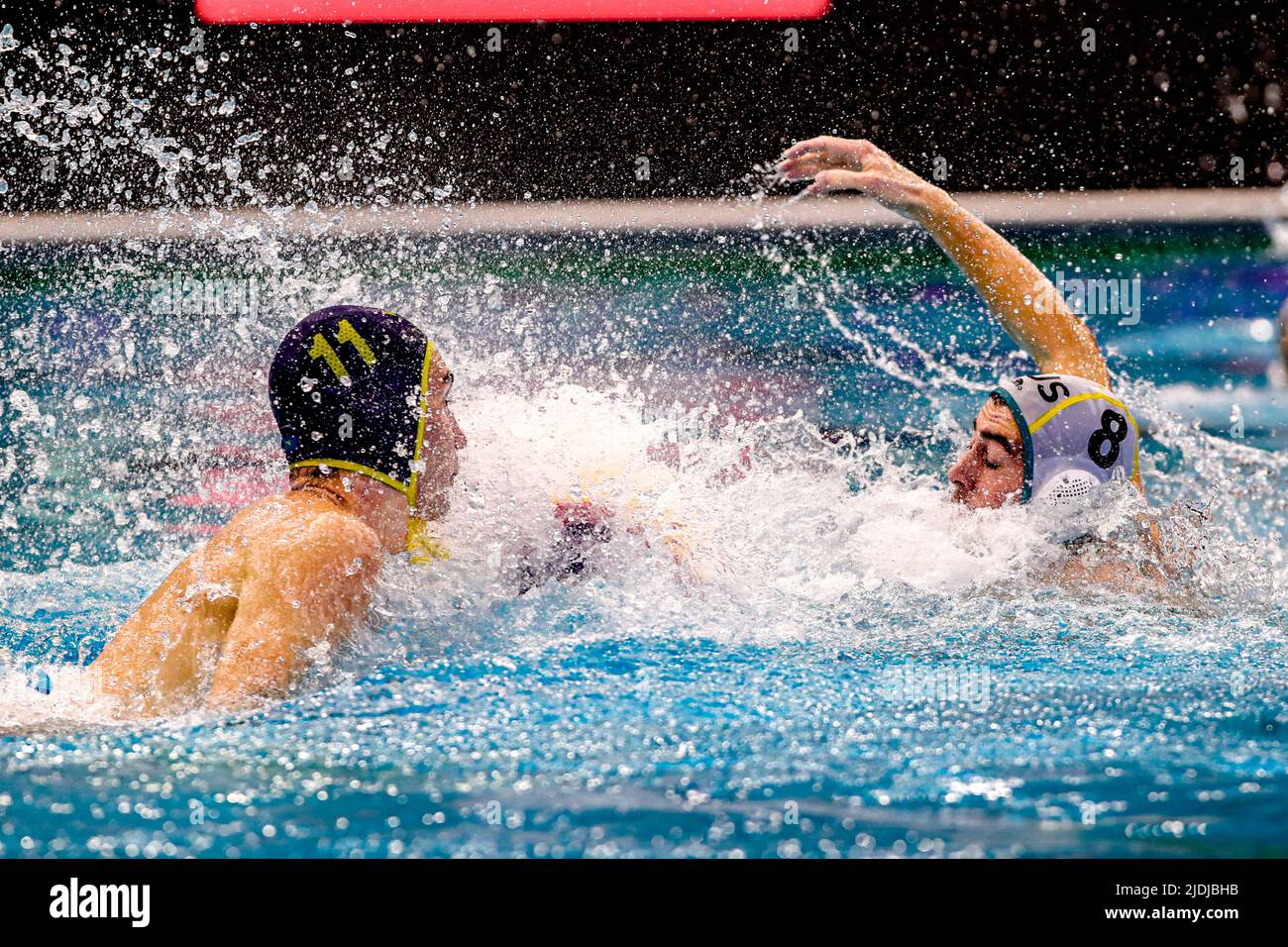 SZEGED, UNGARN - 21. JUNI: Timur Khassanov aus Kasachstan, Rhys Holden ...