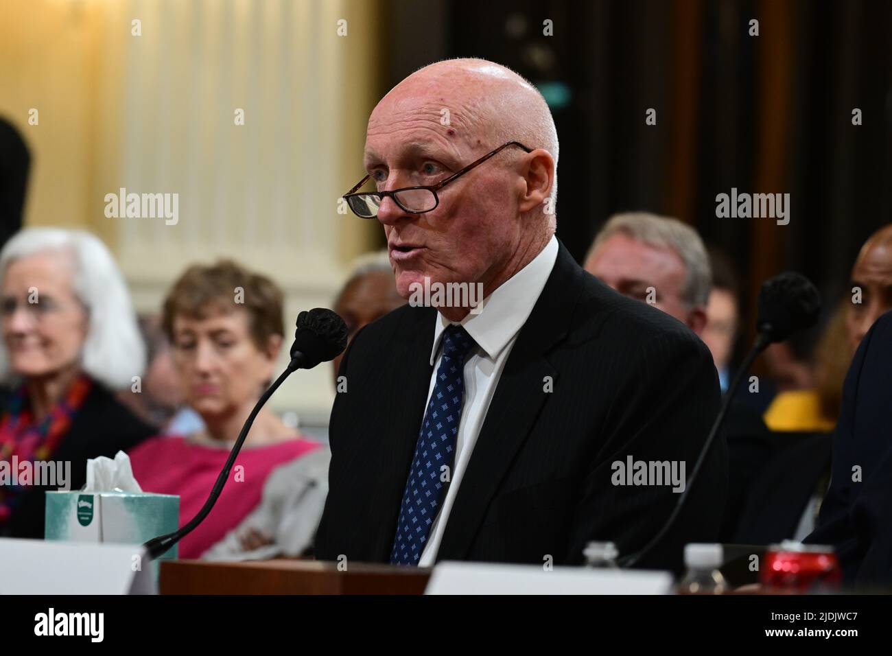 Rusty Bowers, Sprecher des Repräsentantenhauses von Arizona, gibt vor ...