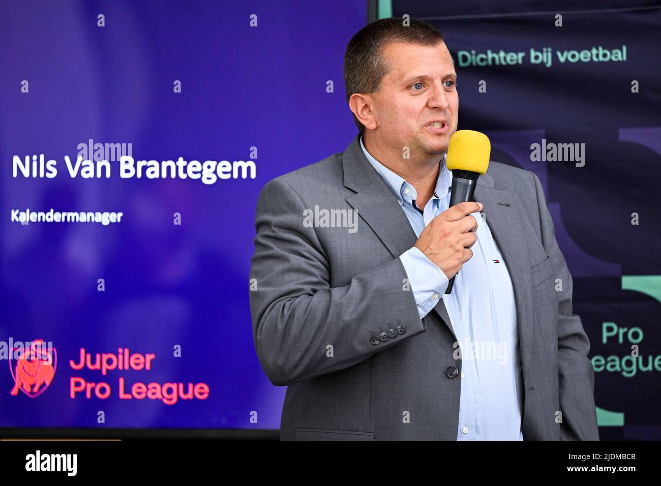 Nils Van Brantegem, Kalender-Manager der Pro League, abgebildet bei ...