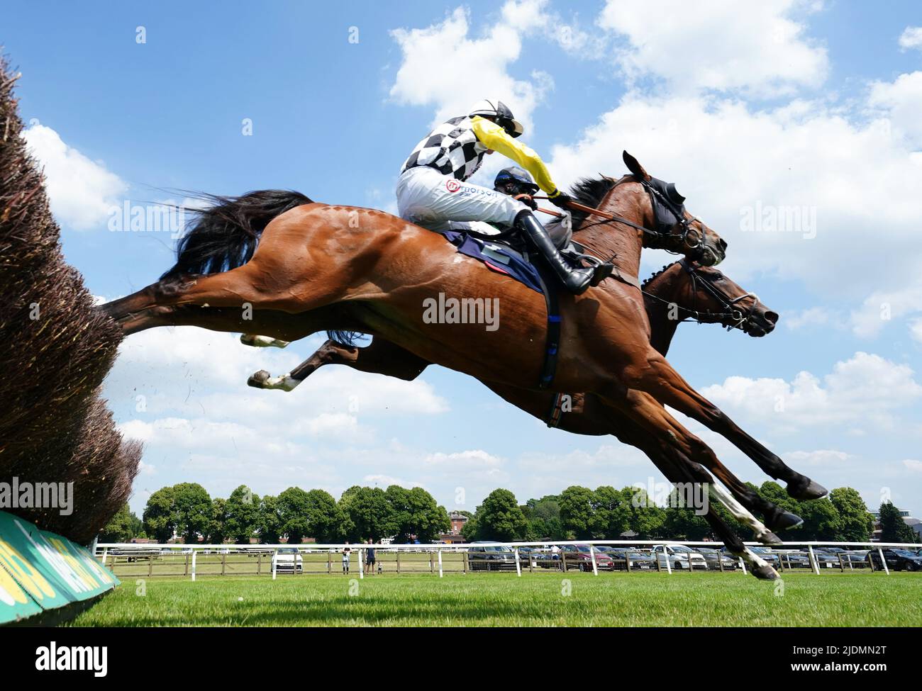 Soldier of Love, der von Harry Cobden auf dem Weg zum zweiten Platz in ...