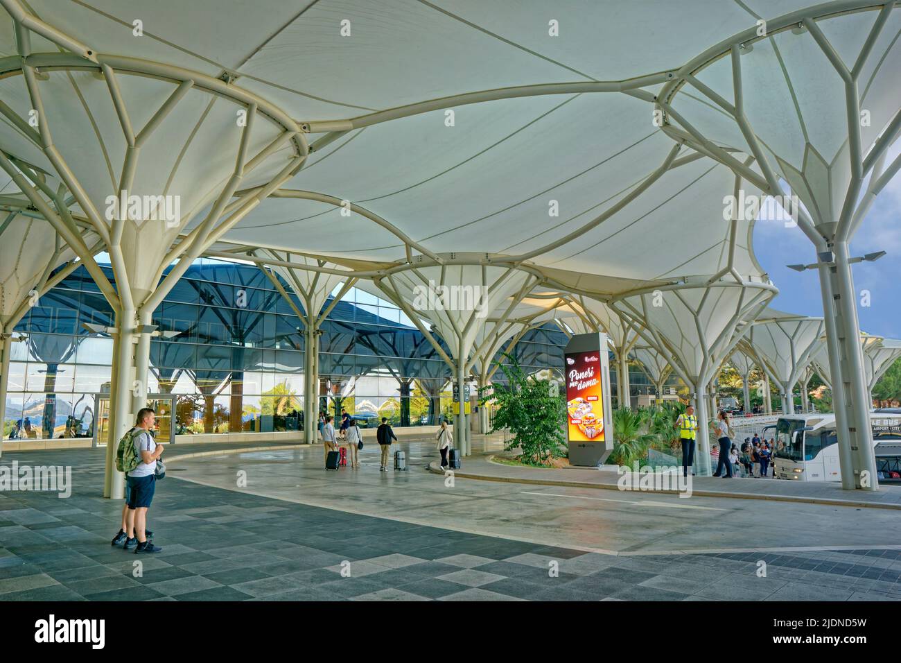 Wunderschne Flughafen Split Abflug Fotos