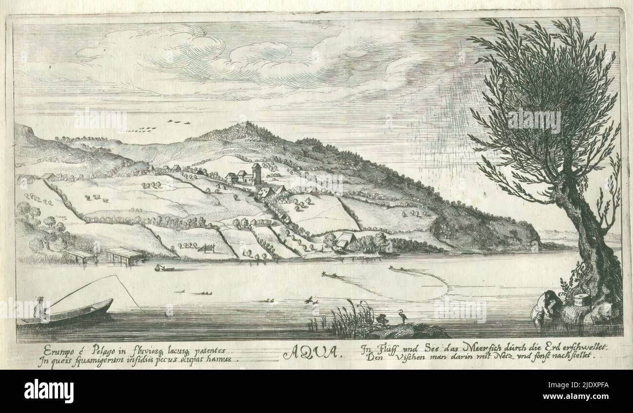 Wasser, AQUA (Titel auf Objekt), die vier Elemente (Serientitel ...