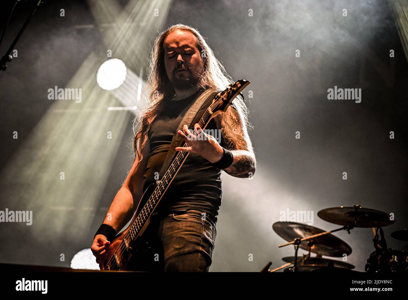 Clisson, Frankreich am 24. Juni 2022. Insomnium spielt live am 8. Tag ...