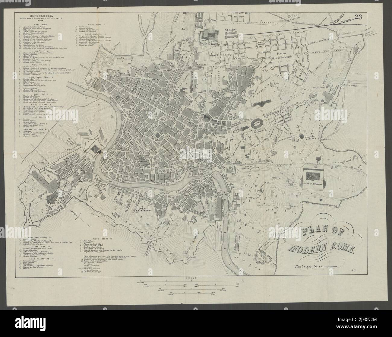 Alter rom stadtplan -Fotos und -Bildmaterial in hoher Auflösung – Alamy