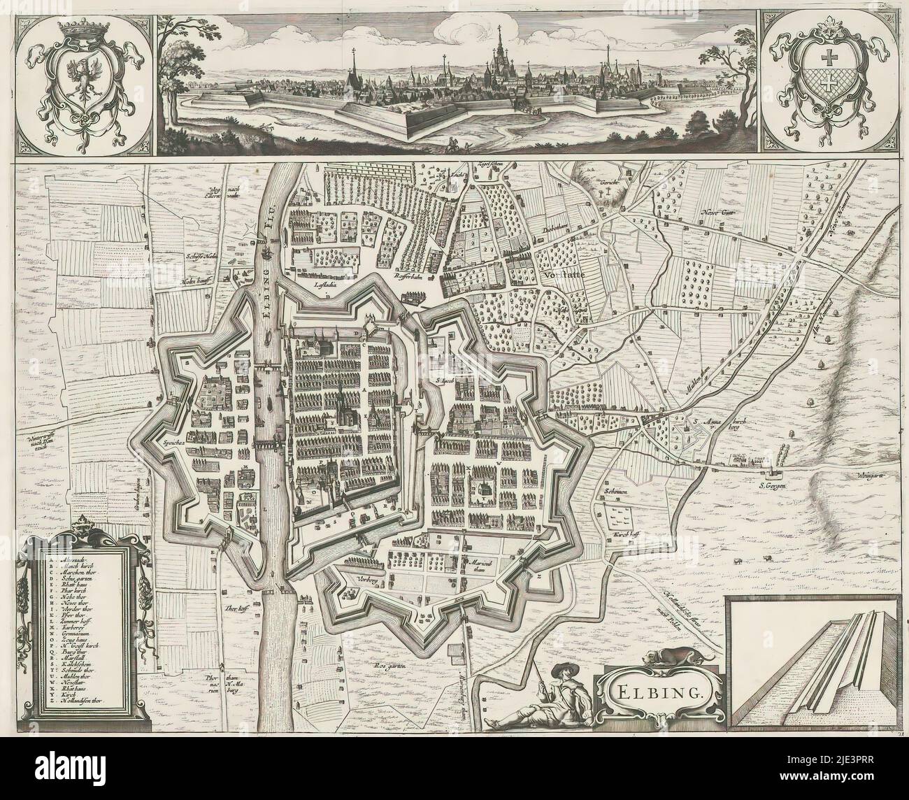 Karte von elbing drucken -Fotos und -Bildmaterial in hoher Auflösung ...