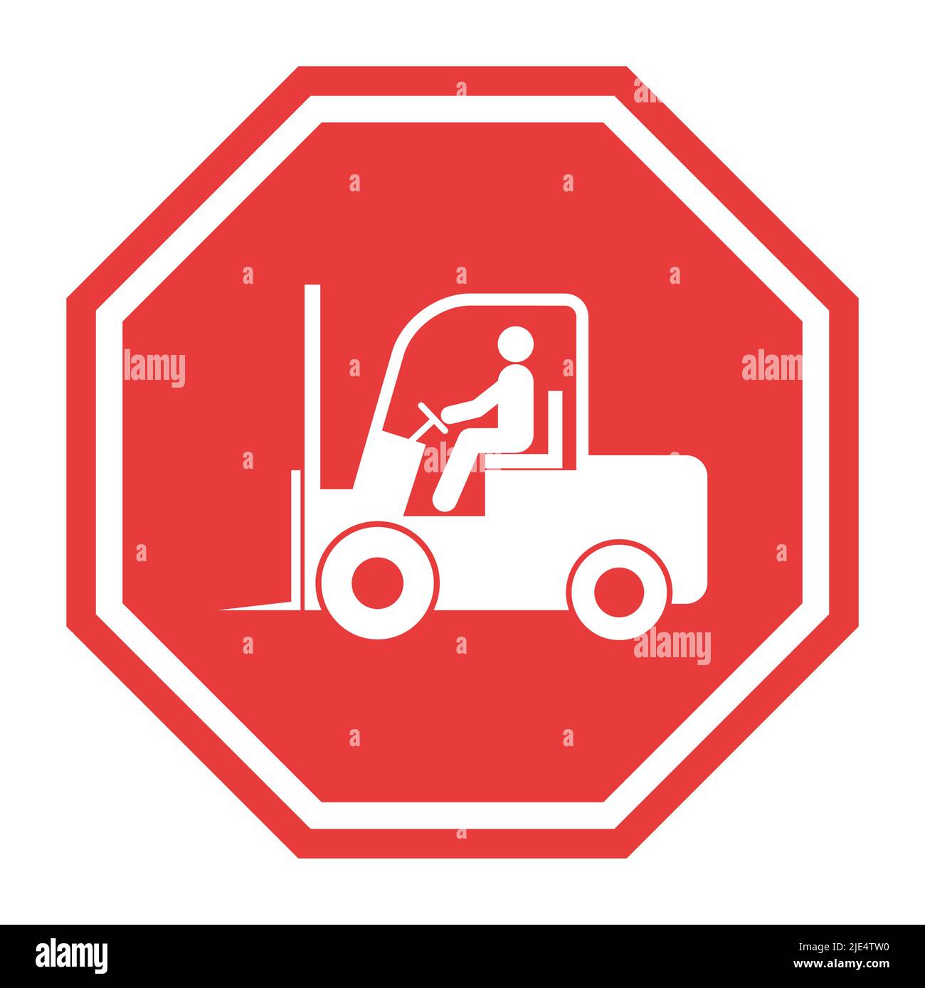 Gabelstapler Transport Symbol, Industrie Fahrzeug Maschine Symbol ...