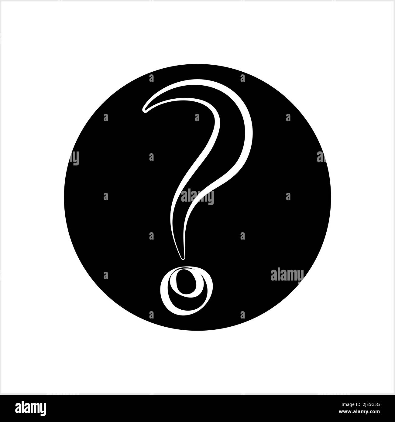 Fragezeichen Symbol Vektor-Kunst Illustration Stock-Vektorgrafik - Alamy