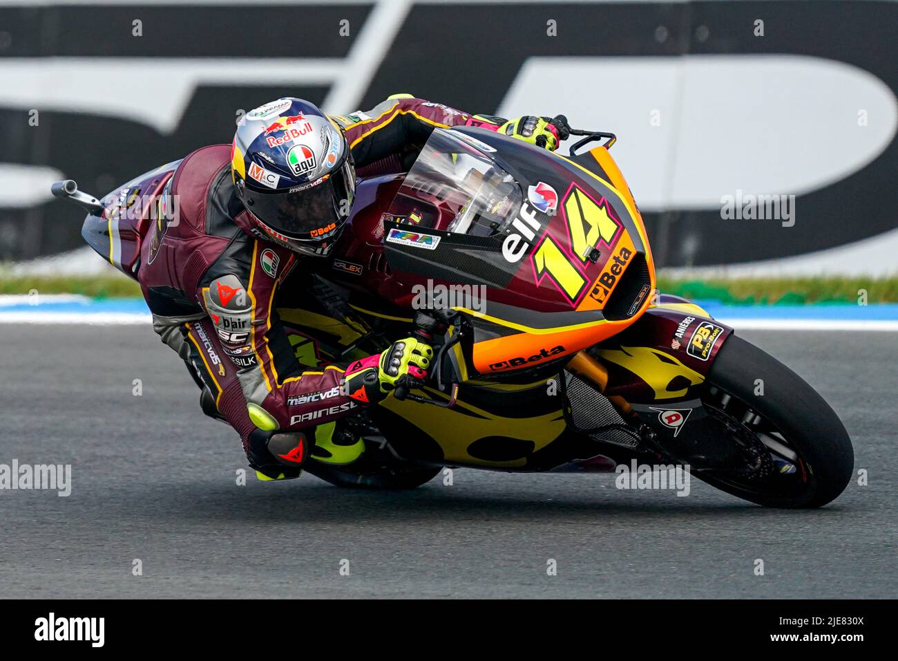 ASSEN, NIEDERLANDE - 26. JUNI: Tony Arbolino vom elf Marc VDS Racing ...