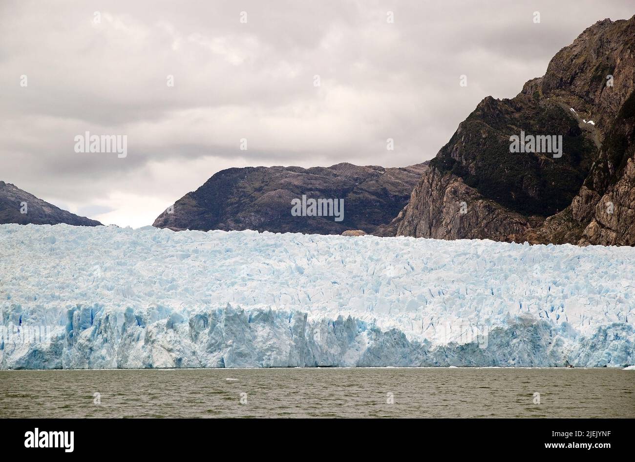 San Rafael Gletscher Blick von der Lagune, Patagonien Chile. Er ist ...