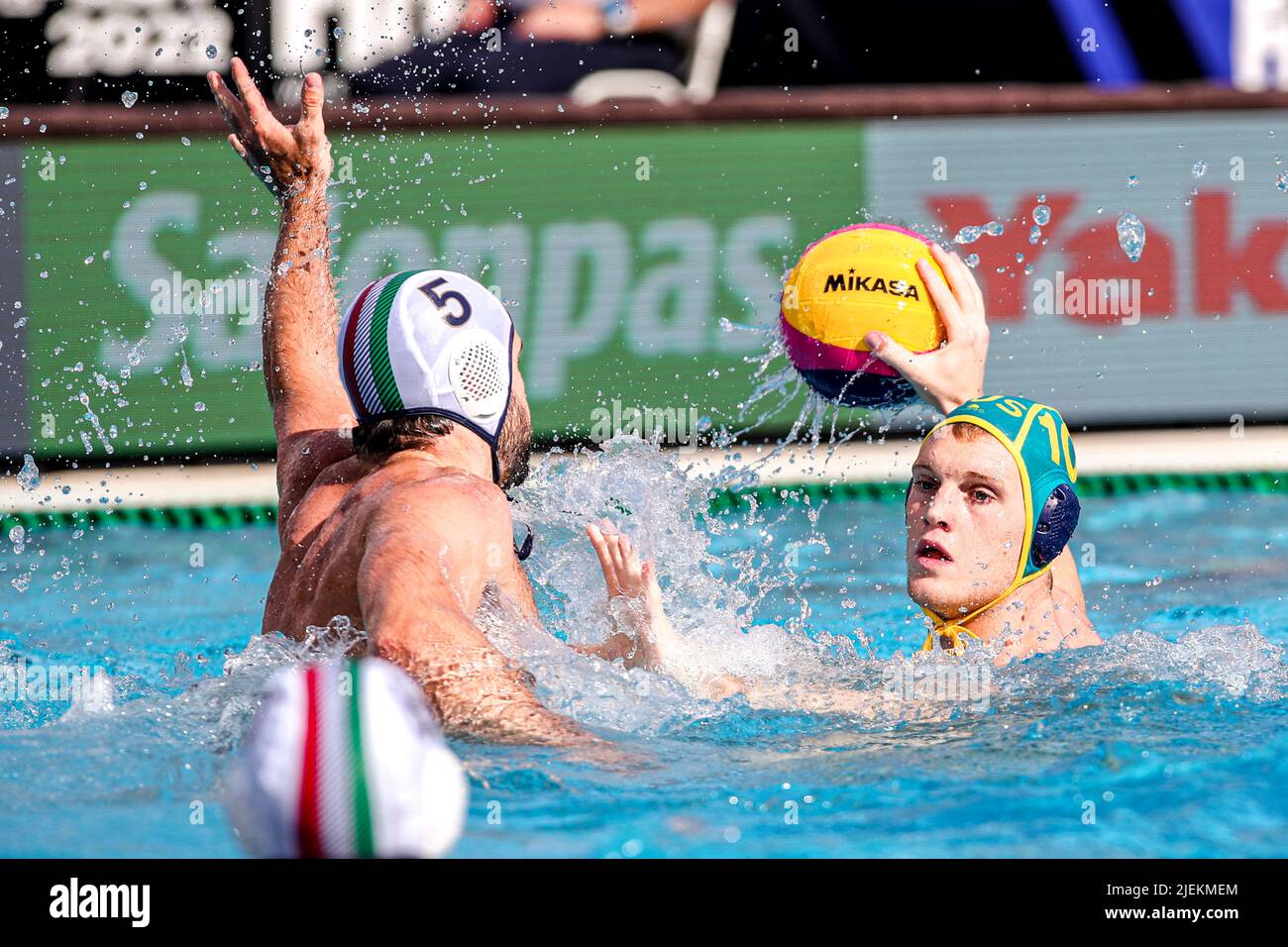 BUDAPEST, UNGARN - 27. JUNI: Andrea Fondelli aus Italien, Timothy ...